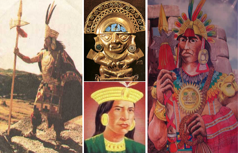 Pachacuti Inca Ruler Painting