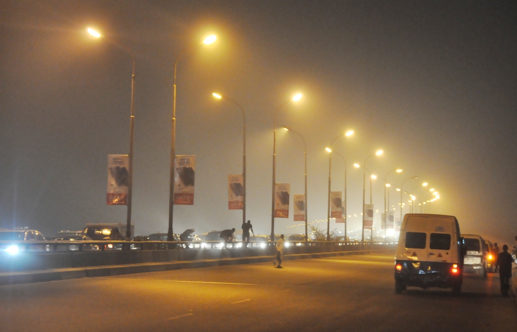 confirm442: Lagos Lights up third Mainland Bridge