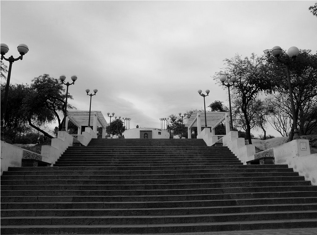 el imperio moderno: escaleras, parque sarmiento