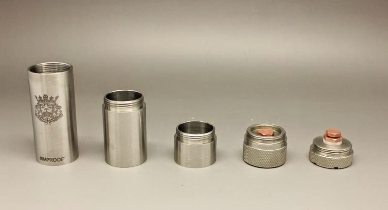 Vaping Blog: King II Style Stainless Steel Mechanical Mod