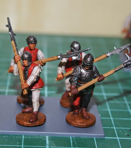 Deadkingsrise Painting and Modelling: Perry Miniatures Medieval Billmen