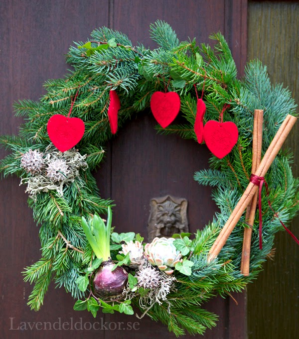 Lavendeldockor: Julkransar