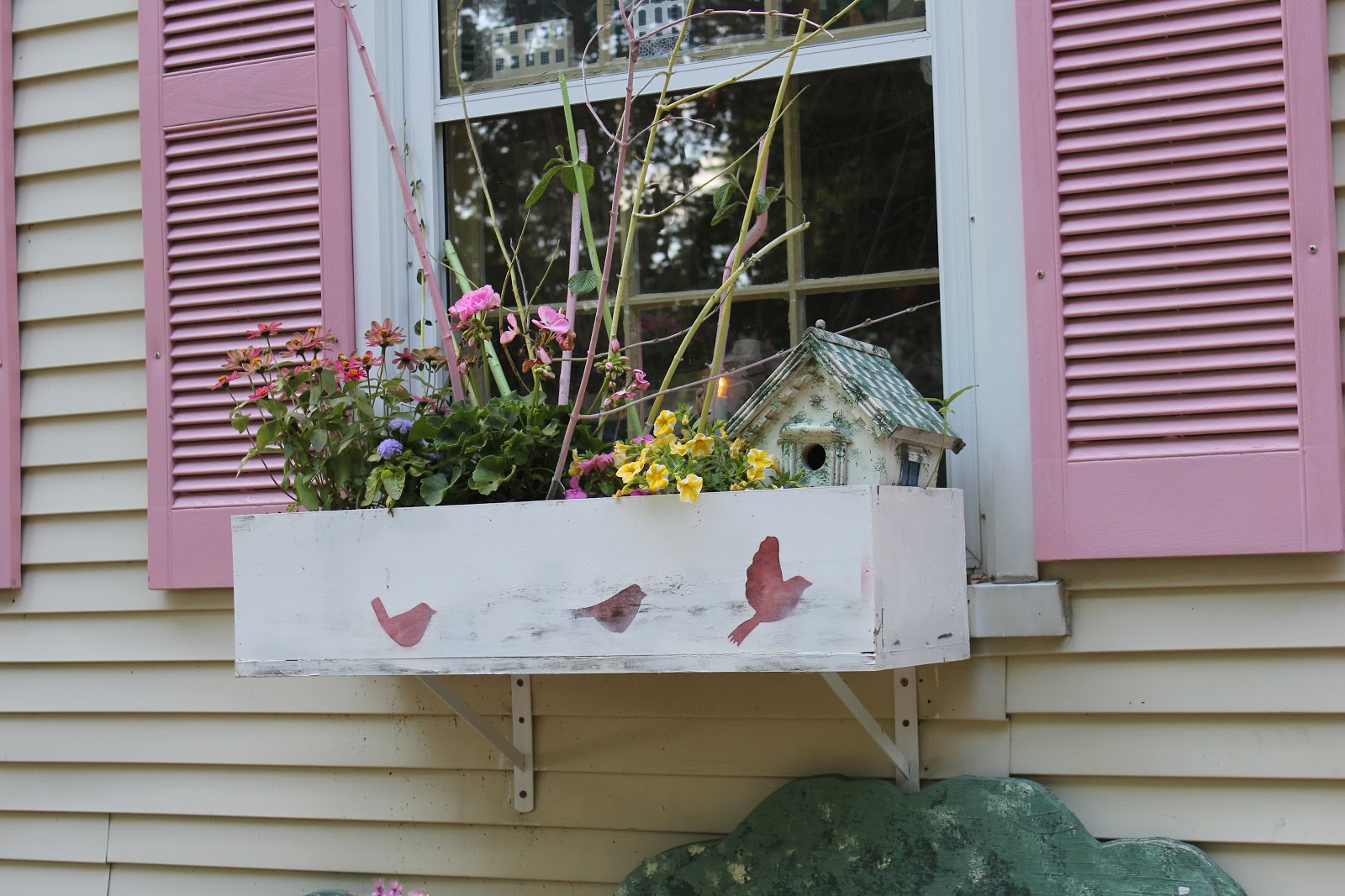 Window Boxes with Sticks - Crafts a la mode