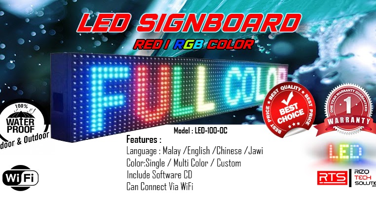 LED Display / Panel Solution Malaysia - Rizq Tech Solution