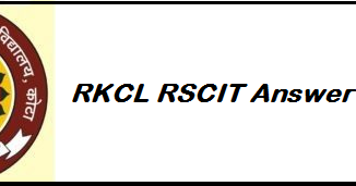 Ieduform : RKCL RSCIT Answer Key 2017 Download Solved Papers 26th Feb, 2017