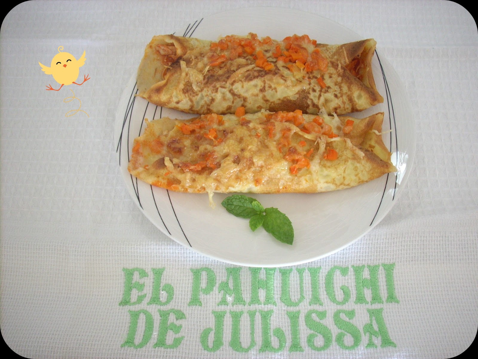 El Pahuichi de Julissa: CREPES DE POLLO Y ZANAHORIA!!!!!!!!