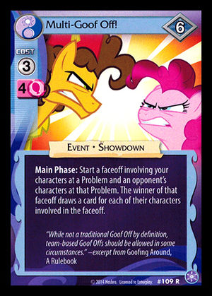 My Little Pony Multi-Goof Off! The Crystal Games CCG Card | MLP Merch