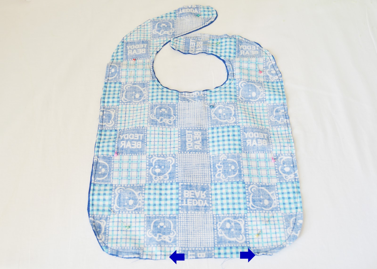 Vikalpah: How to sew bib - 2 ways (Traditional & Knotted style)