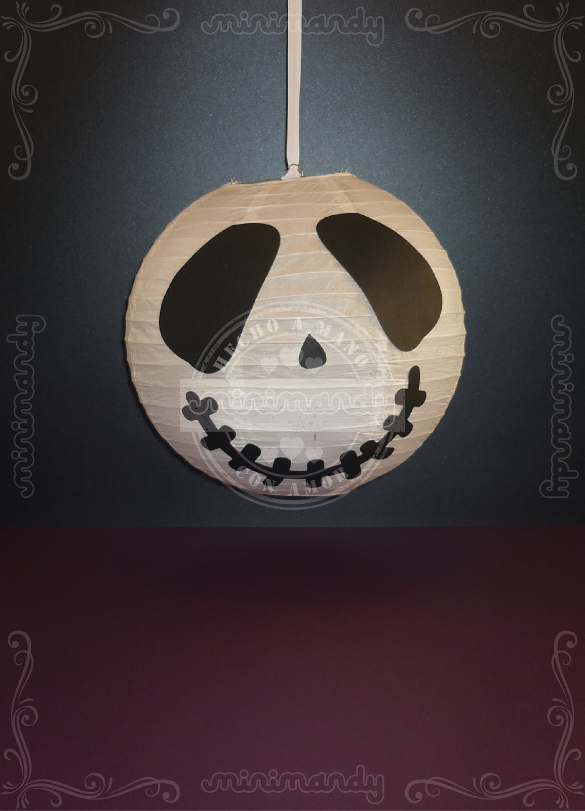 MinimandySign: Piñata. Diseño: Jack Skellington.