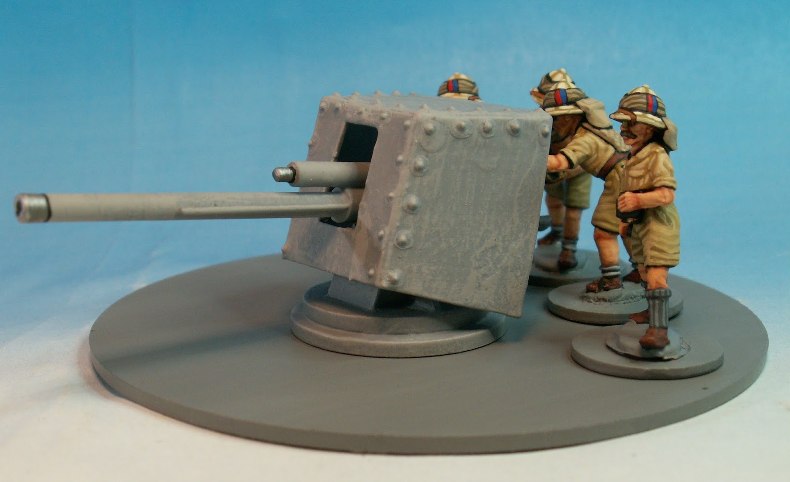 Over Open Sights: 4 inch Naval Gun and Crew on the Tigris.