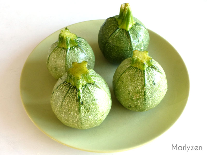Courgettes rondes farcies | Marlyzen, cuisine revisitée