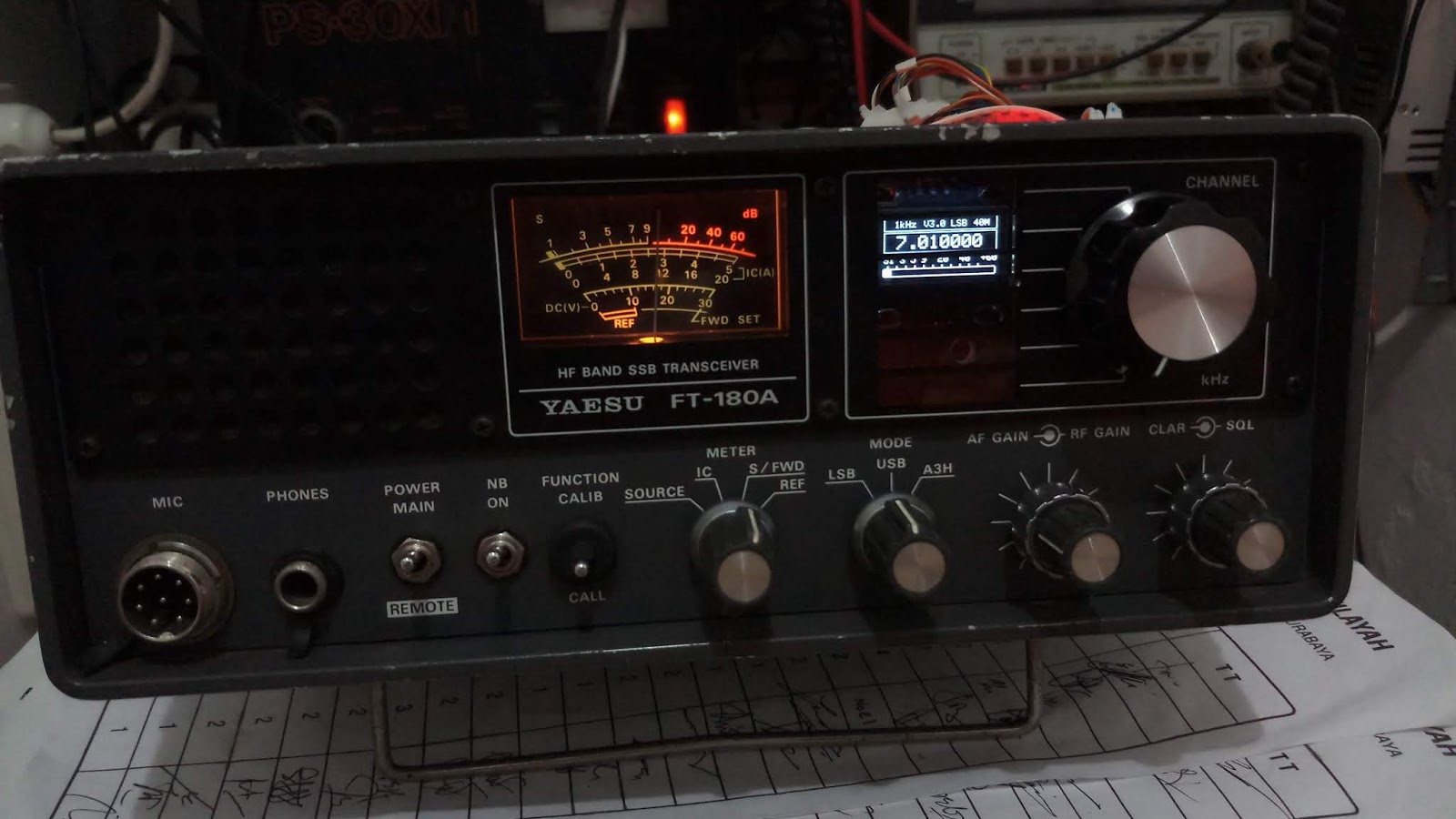 Redy Wibisono - YD3RDW: Modifikasi Yaesu FT 180A dengan DDS VFO Si5351