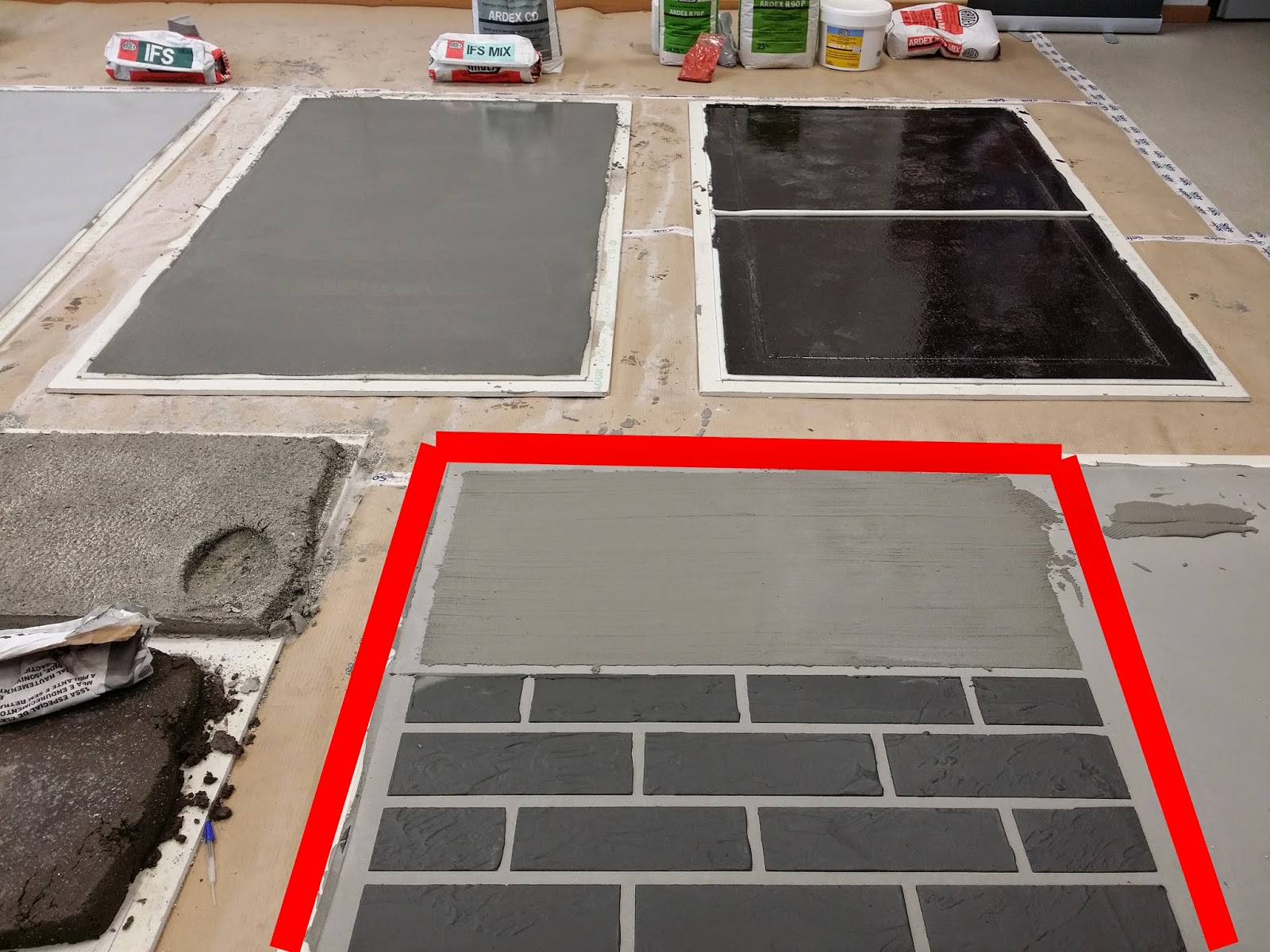 Construteknia: CONSTRUTEKNIA ANALIZA EL MORTERO ARDEX CD