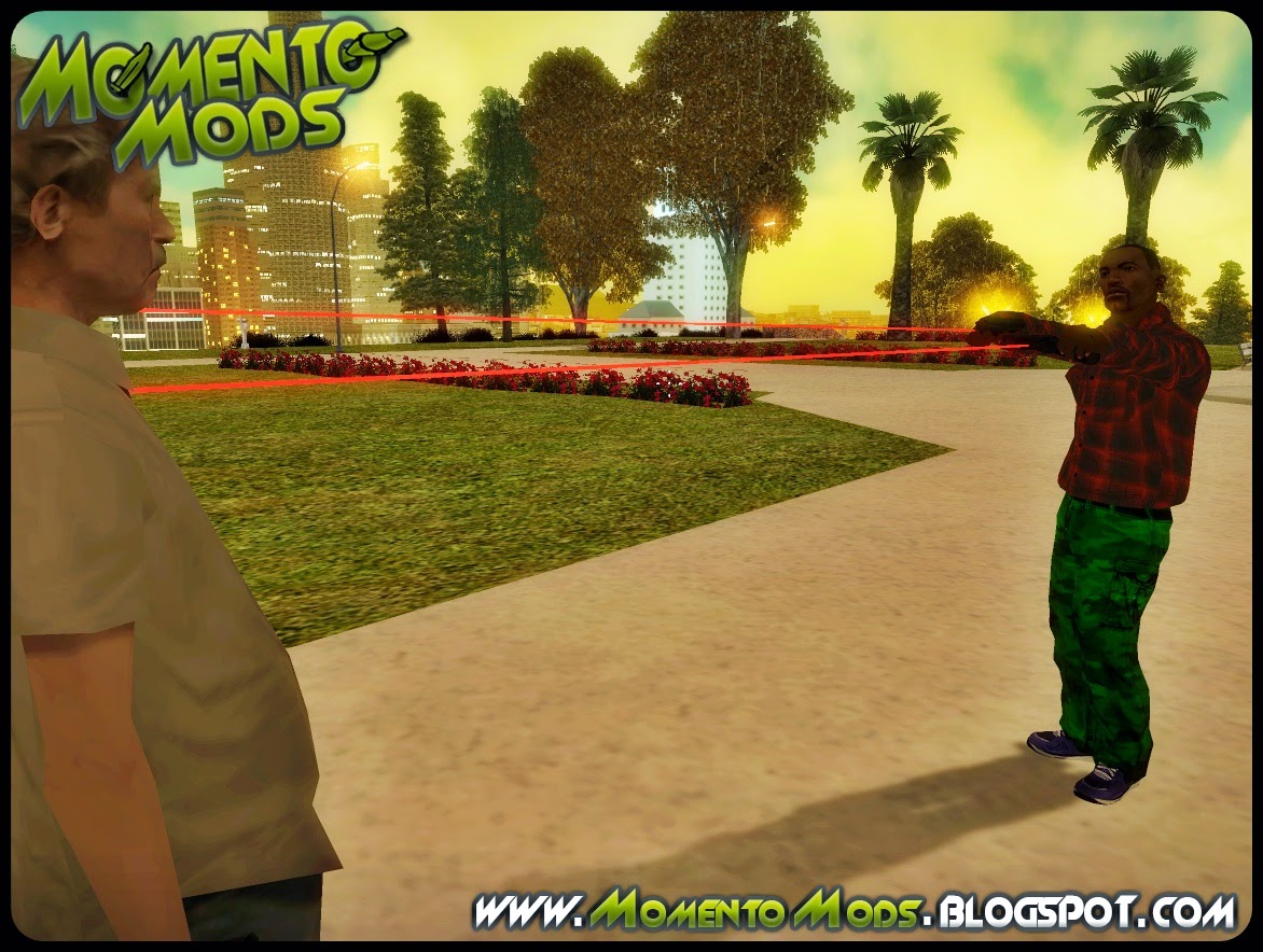 GTA SA - Laser Weapons (Armas Com Laser) | Momento Mods - Mods Para GTA ...