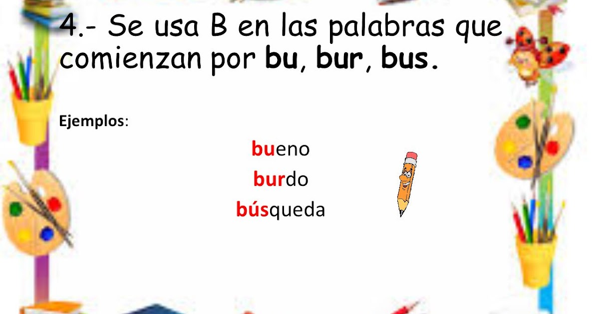 5º DE PRIMARIA CEIP ANDALUCIA: PALABRAS QUE EMPIEZAN POR BU-, BUR-, BUS-.