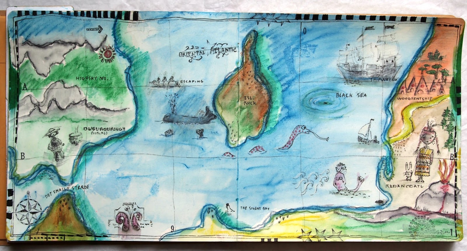 klistersøster: *ART*JOURNAL*JOURNEY*MAPS*