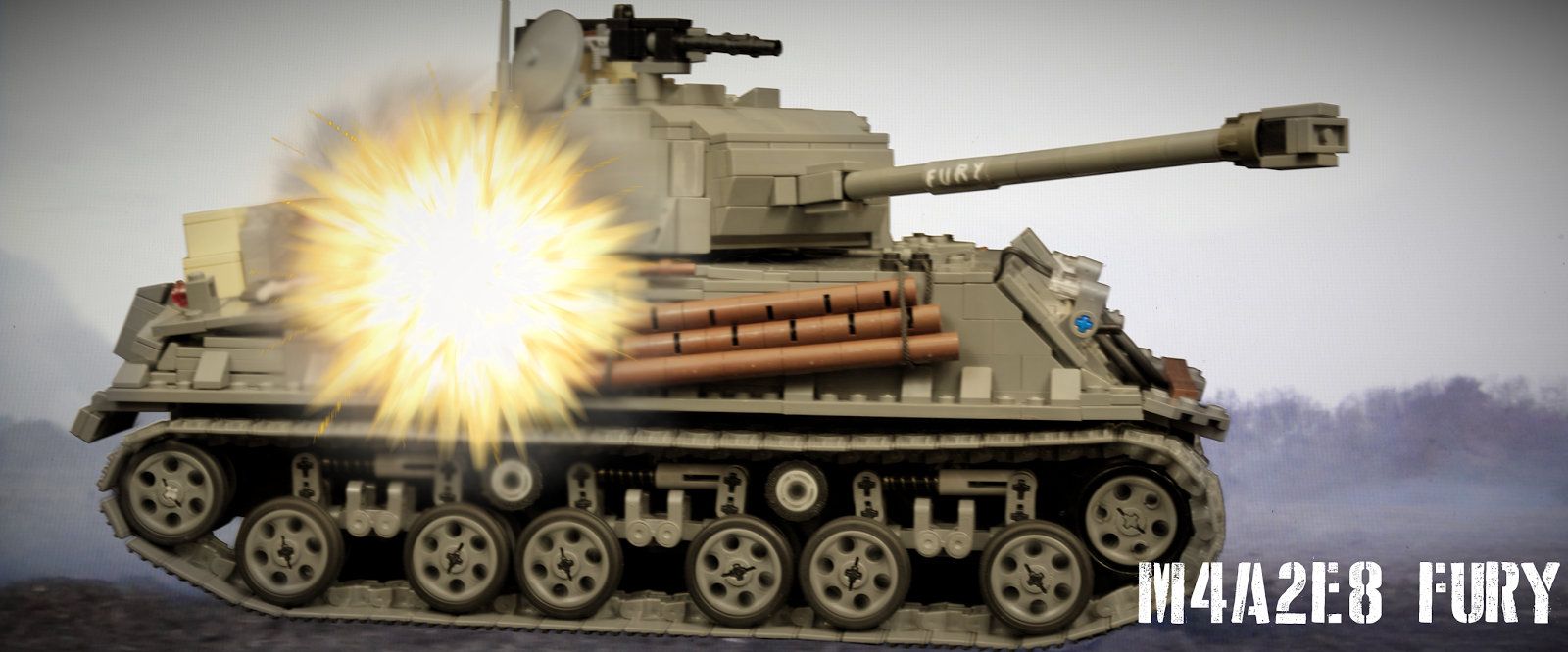 Tommy Styrvoky's MOCs: M4A2E8 FURY Sherman Tank