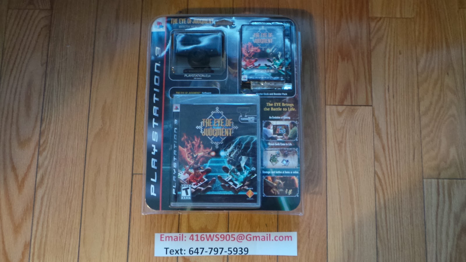 [New] PS3 The Eye of Judgment w/ Playstation Eye Camera and Booster ...