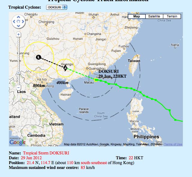 Hannah-papa Blog: Typhoon Doksuri