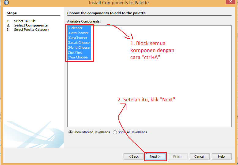 JAVA NETBEANS – Cara Menambah Komponen Baru Pada Java Netbeans ~ JONCODE