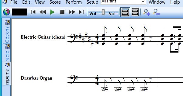 Vedere le note di ogni canzone durante l'ascolto e salvare lo spartito ...