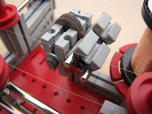 Trafo-wikkelmachine: Eerste werkende prototype