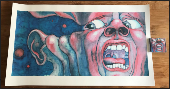Walrus Sinclair: King Crimson " Limited edition Silk Screen prints of ...