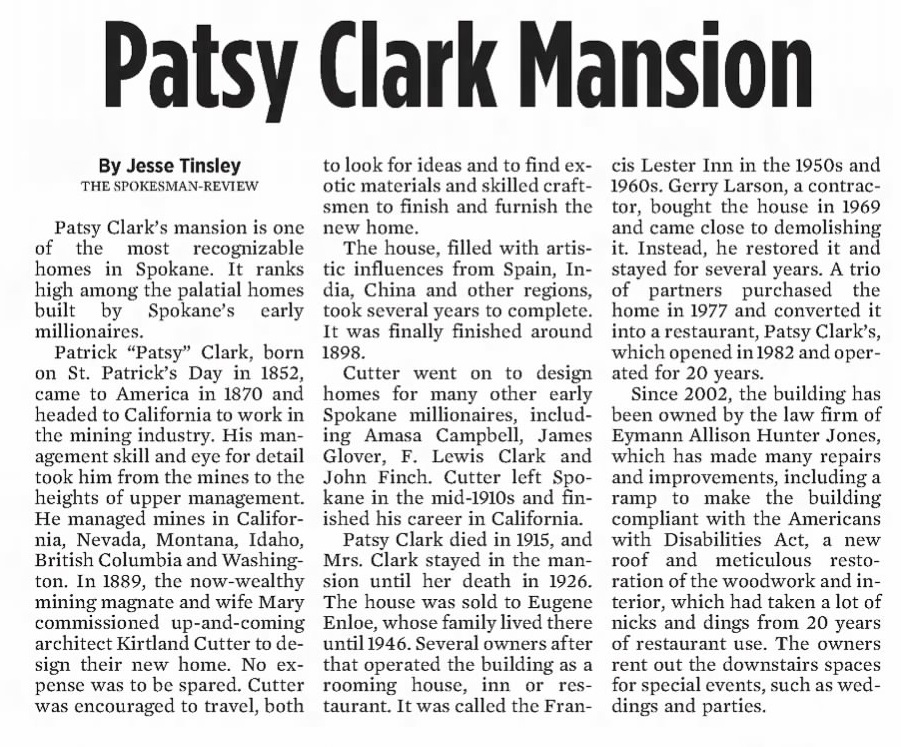 Car Tours of Washington (and beyond): Patsy Clark Mansion part 8, 2010s