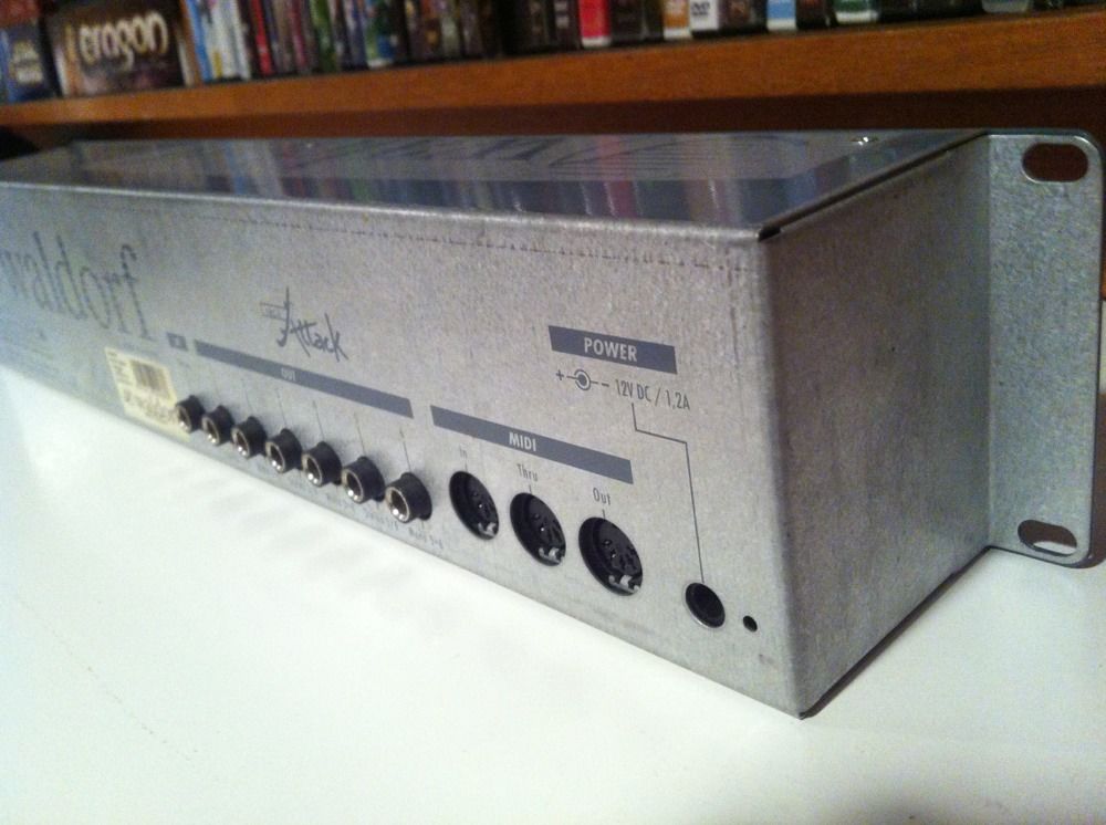 MATRIXSYNTH: Waldorf Rack Attack percussion synthesizer - Made In Germany SN 2210110001677