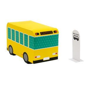 Papercraft - Elastic-powered Bus - Papercraft4u | Free Papercrafts ...