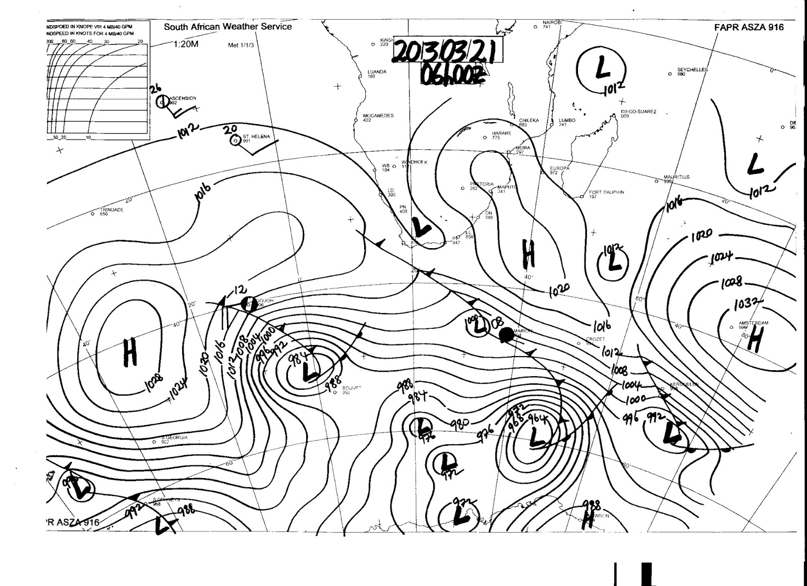 SA Weather and Disaster Observation Service: SA Sea Level Synoptic ...