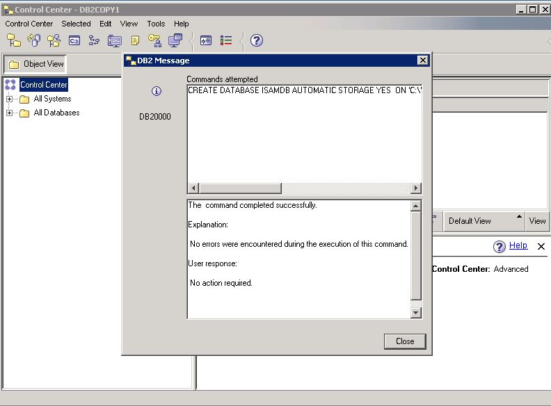 Information Systems Security: Creating DB2 Database Information Systems Security: Creating DB2 Database