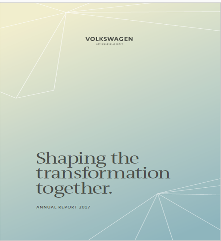 VW annual report 2017