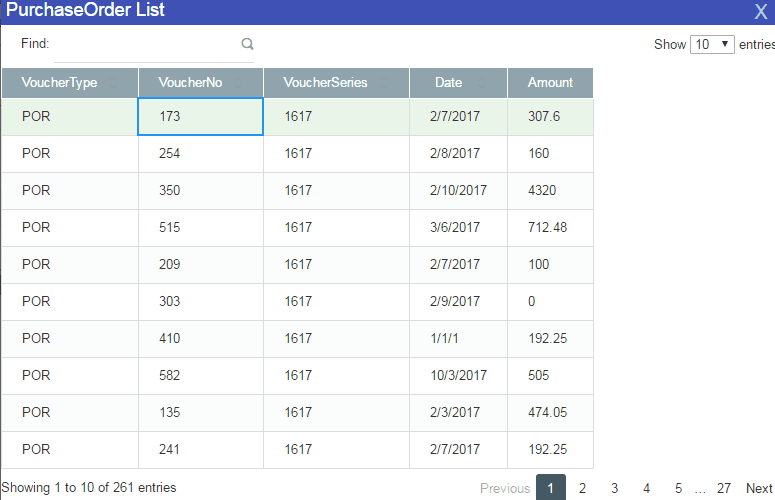 Jquery Datatable Server Side Paging Search Sort