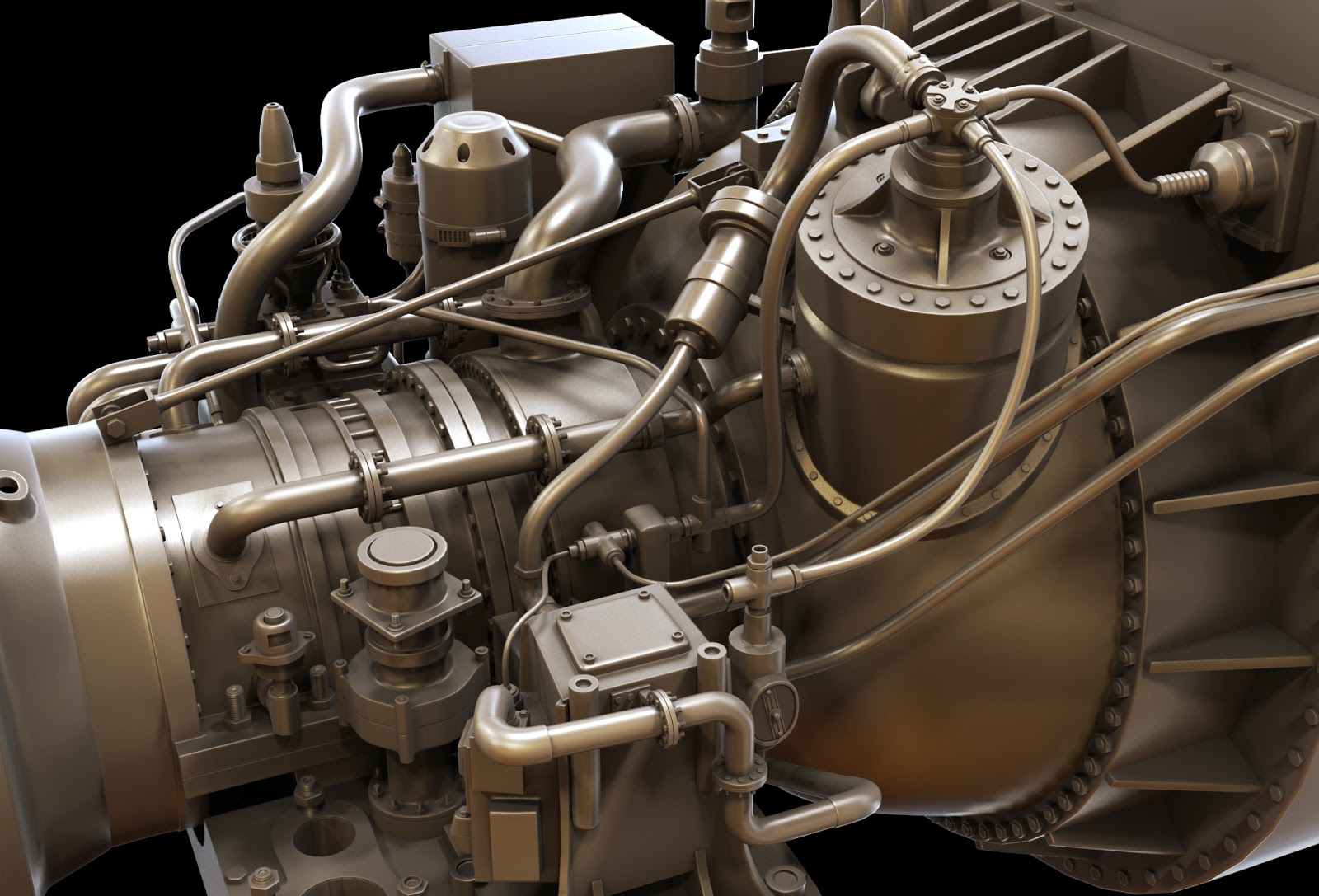 Colin Adair - Misc Blog: M1A1 Abrams and AGT1500 renders