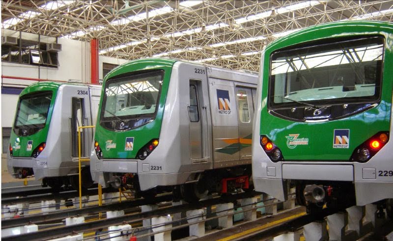 Meu Transporte: Metrô DF vai receber mais dez trens até 2017