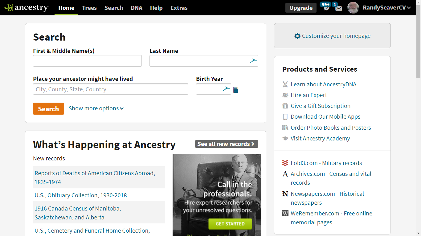 Genea-Musings: Ancestry.com Changes Their Site Look and Feel