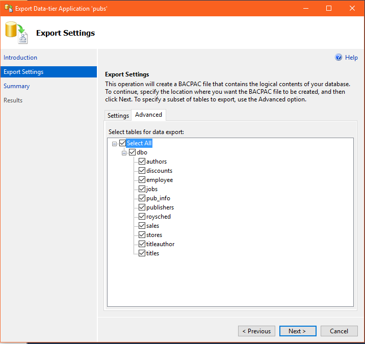 HodentekHelp: Can you a export data-tier task in SQL Server 2016 ...