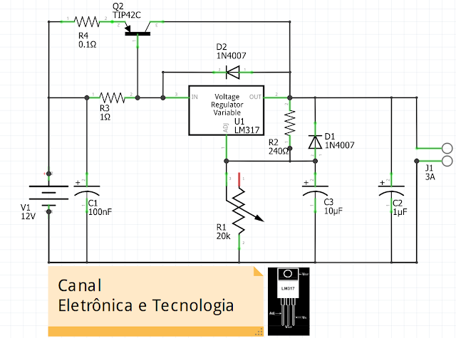 Pense, crie, aprenda, inove, divirta-se...: Fonte de bancada regulável ...