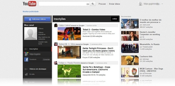 FECHADO: Ative agora mesmo o novo visual do YouTube