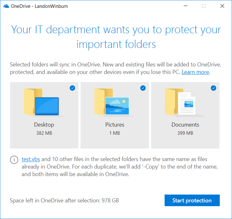 Ivanti File Director vs OneDrive Known Folder Move