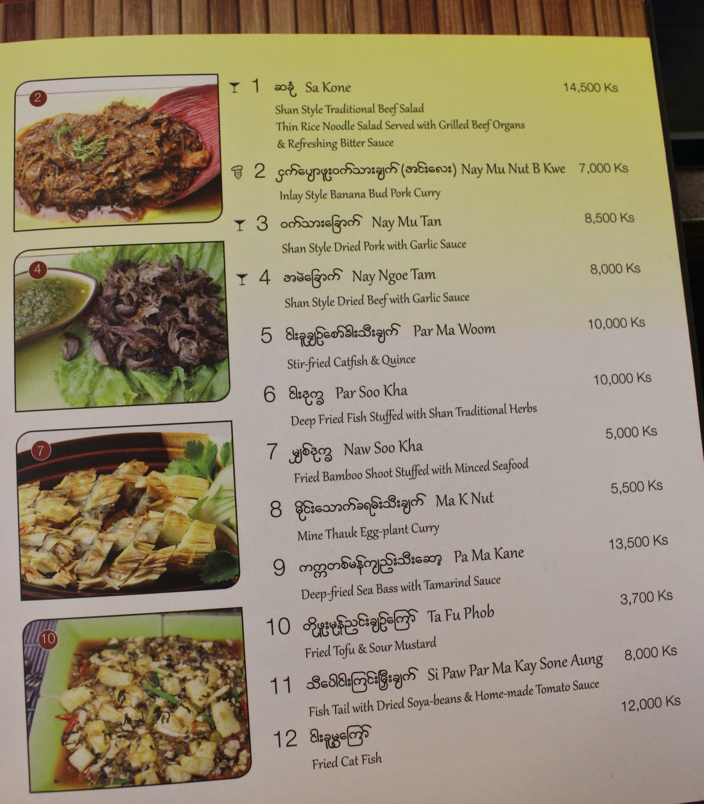 My life in Myanmar: Restaurants in Yangon