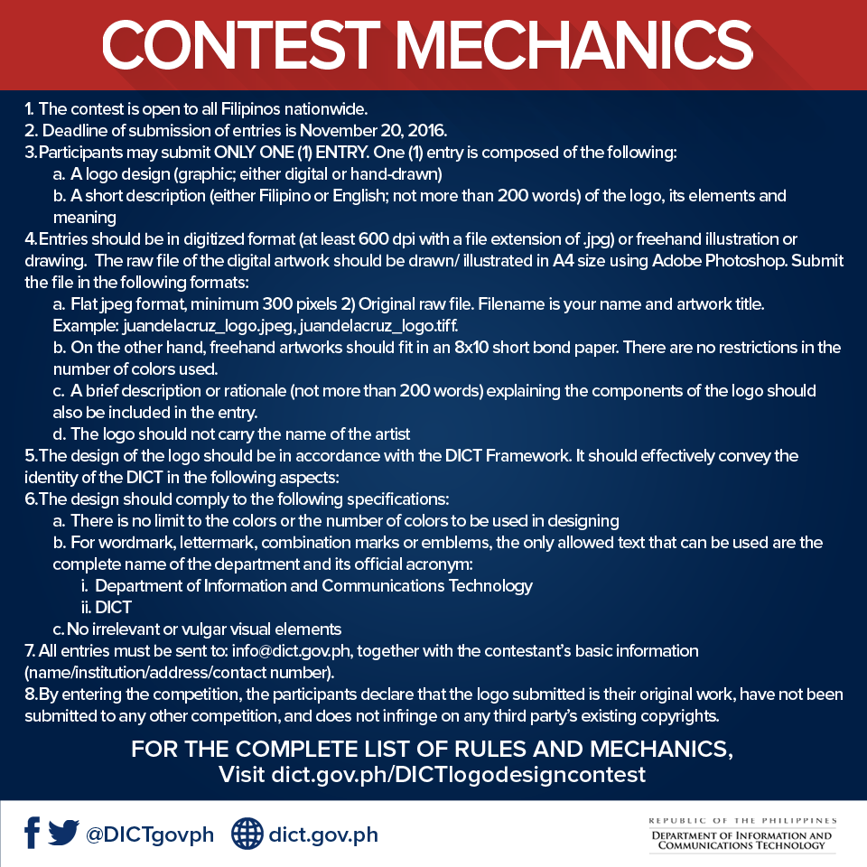 PLAI - Southern Tagalog Region Librarians Council: DICT Logo Design Contest