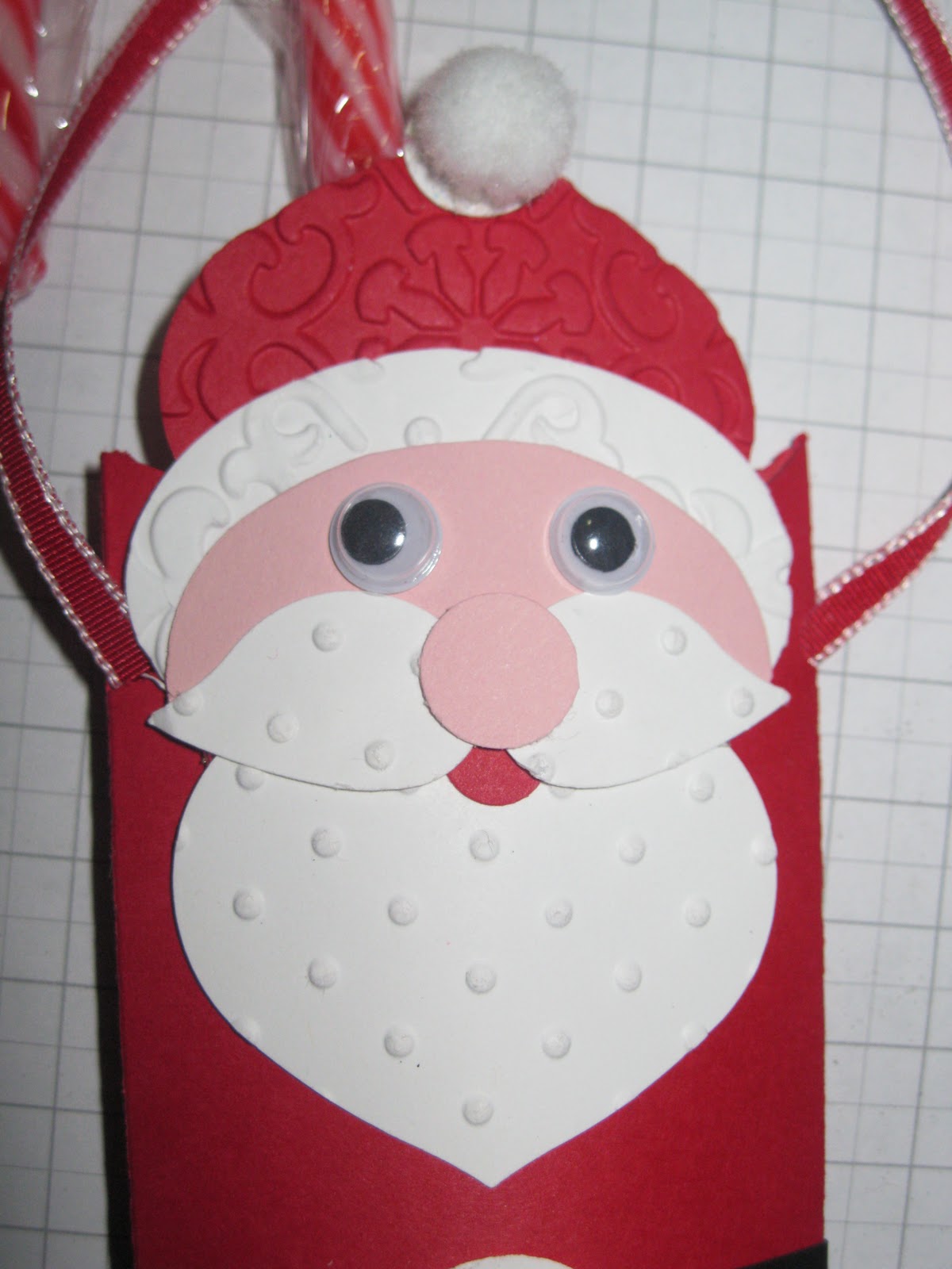 Classy Crafters: Santa candy cane holders