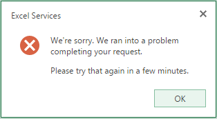 SharePoint Posts: We're sorry. We ran into a problem completing your ...