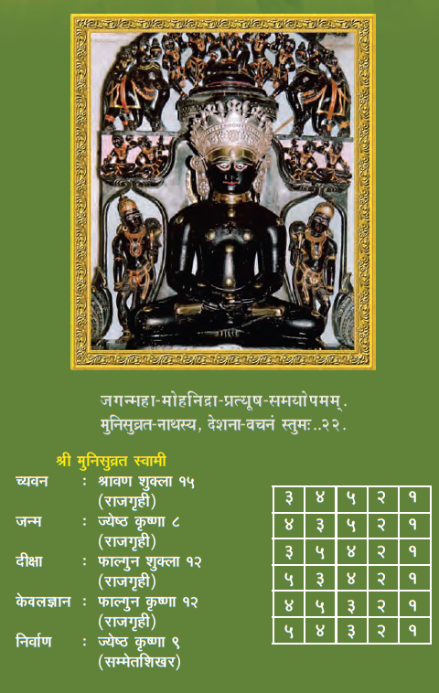 SHREE JINAVACHAN STOTRAS: SHREE MUNISUVRAT SWAMI BHAGWAN CHAITYAVANDAN ...