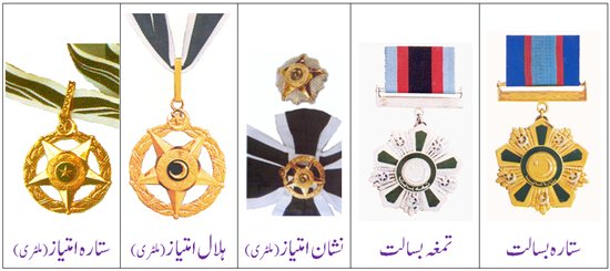 Awards and Medals of Pakistan Armed Forces (Army, Navy, Air Force)