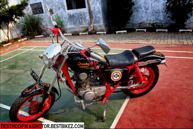 Modifikasi Kawasaki KZ200 Binter Merzy Jap Style - Gambar Modifikasi ...