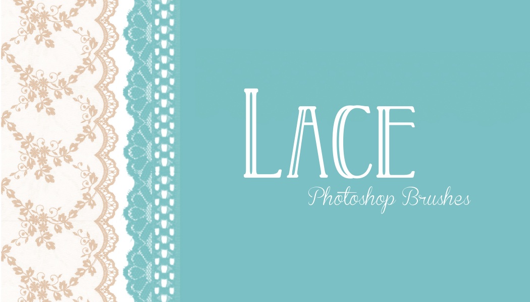 The Ink & Anchor: Design: Lace Brushes for Photoshop