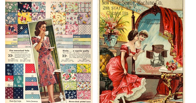 Paperwishesbyamanda: Free printable sewing ephemera sheet